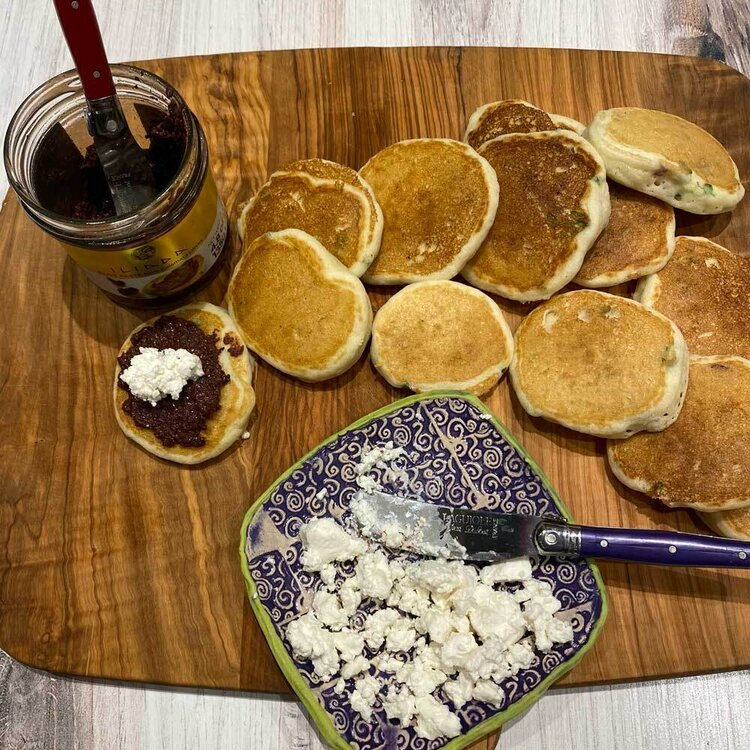 Mini Cocktail Blini – The Olive Scene