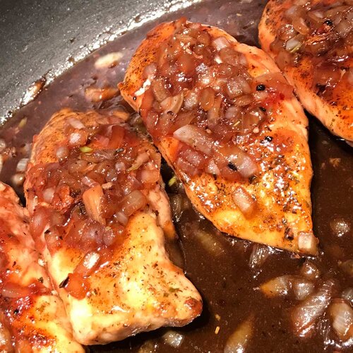 Raspberry Glazed Chicken – The Olive Scene