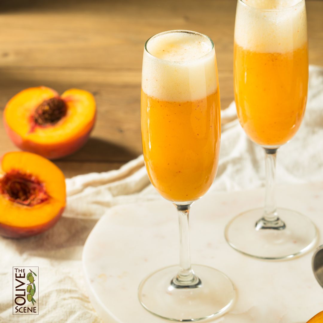 Peachy Balsamic Bellini – The Olive Scene