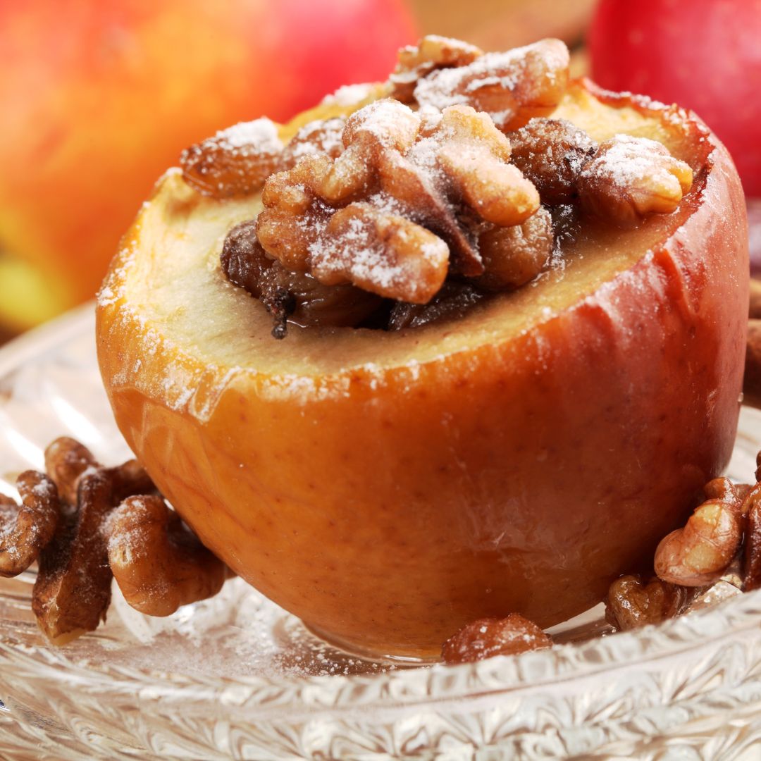 Balsamic Baked Apples – The Olive Scene