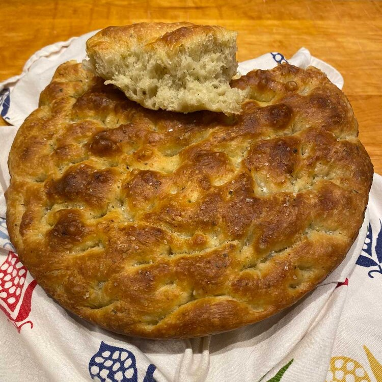 Mushroom and Sage Focaccia – The Olive Scene
