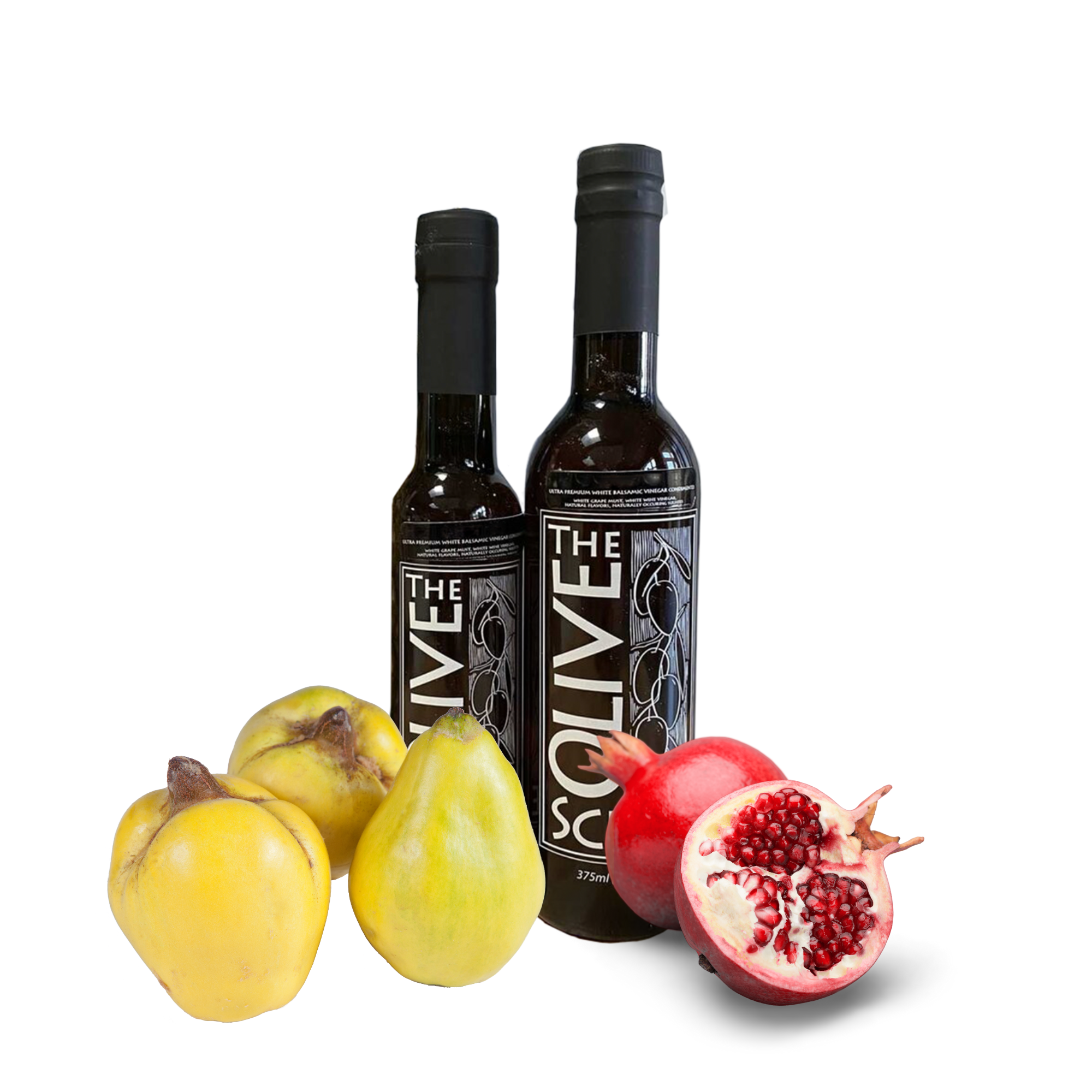 Pomegranate-Quince White Balsamic Vinegar – The Olive Scene